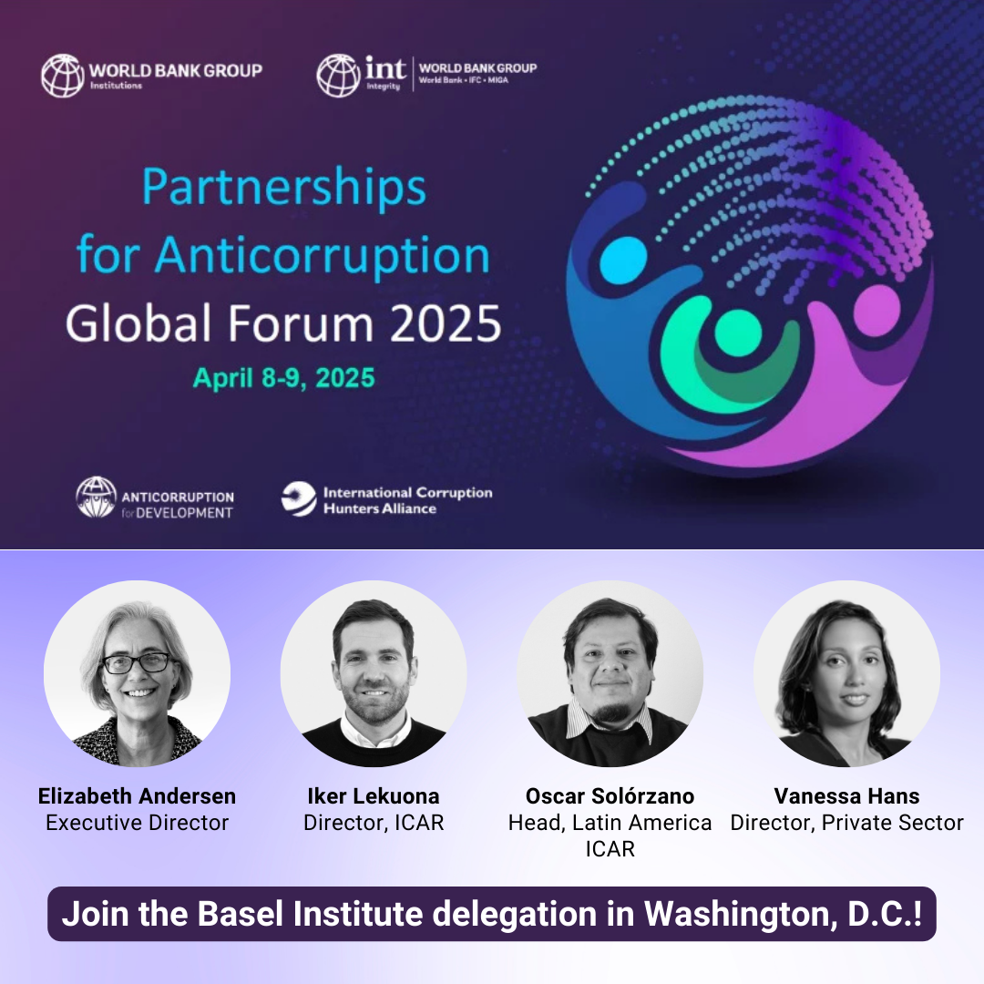 Partnerships for Anticorruption Global Forum 2025 | Basel Institute on Governance